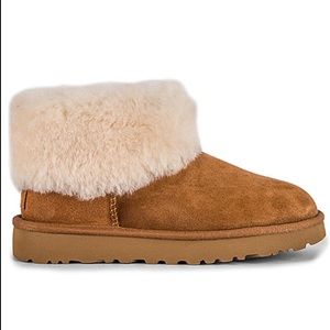 UGG | Shoes | Ugg Classic Mini Fluff Boot Chestnut 6 | Poshmark